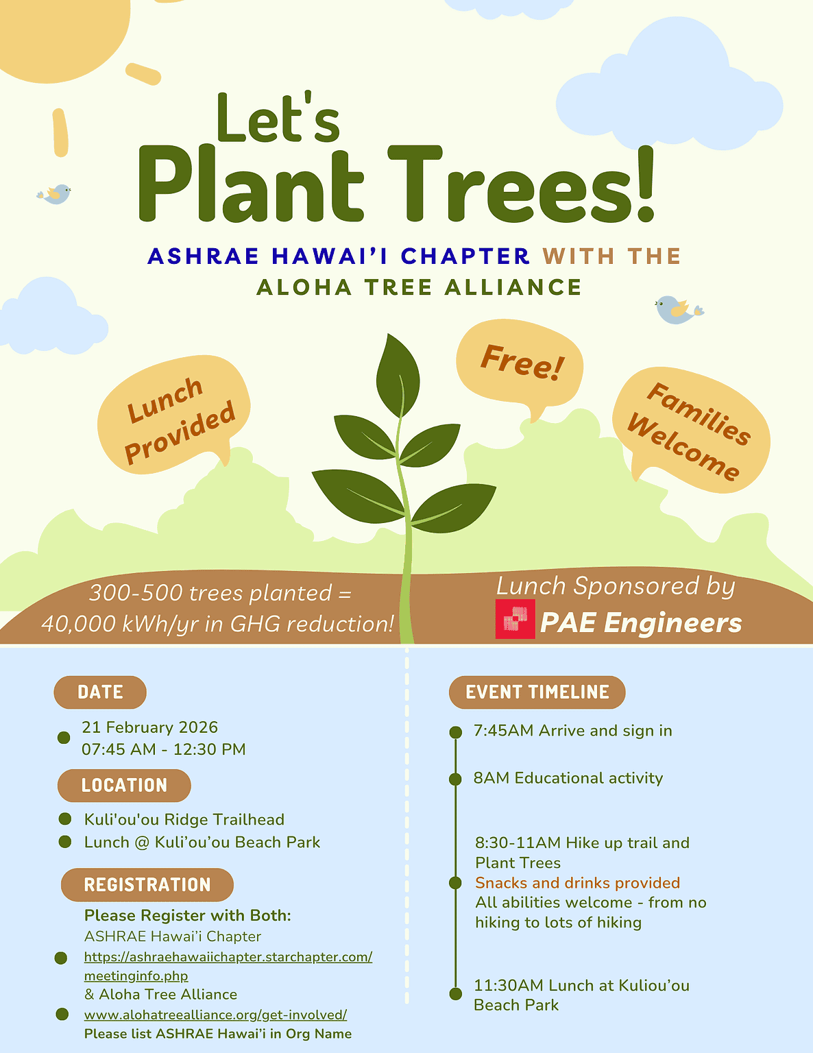 Let’s Plant Trees with ASHRAE Hawaii - AIA Honolulu